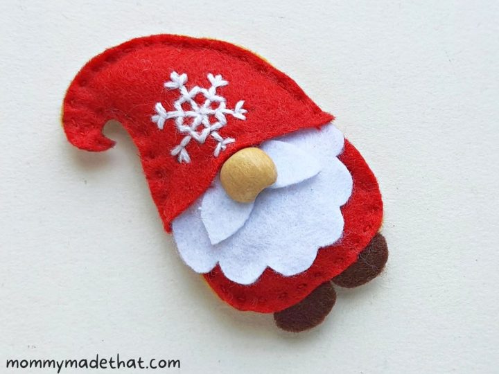 DIY Gnome Ornaments (Grab the Free Pattern!)