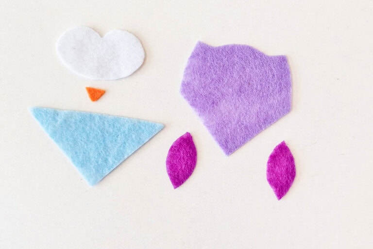 Felt Owl Bookmark Craft (Free Printable Template)