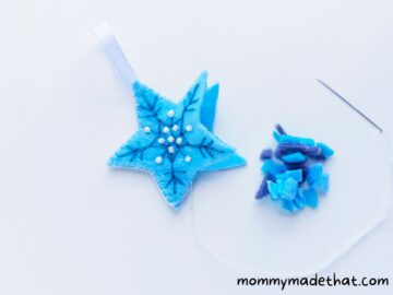 DIY Felt Star Ornaments