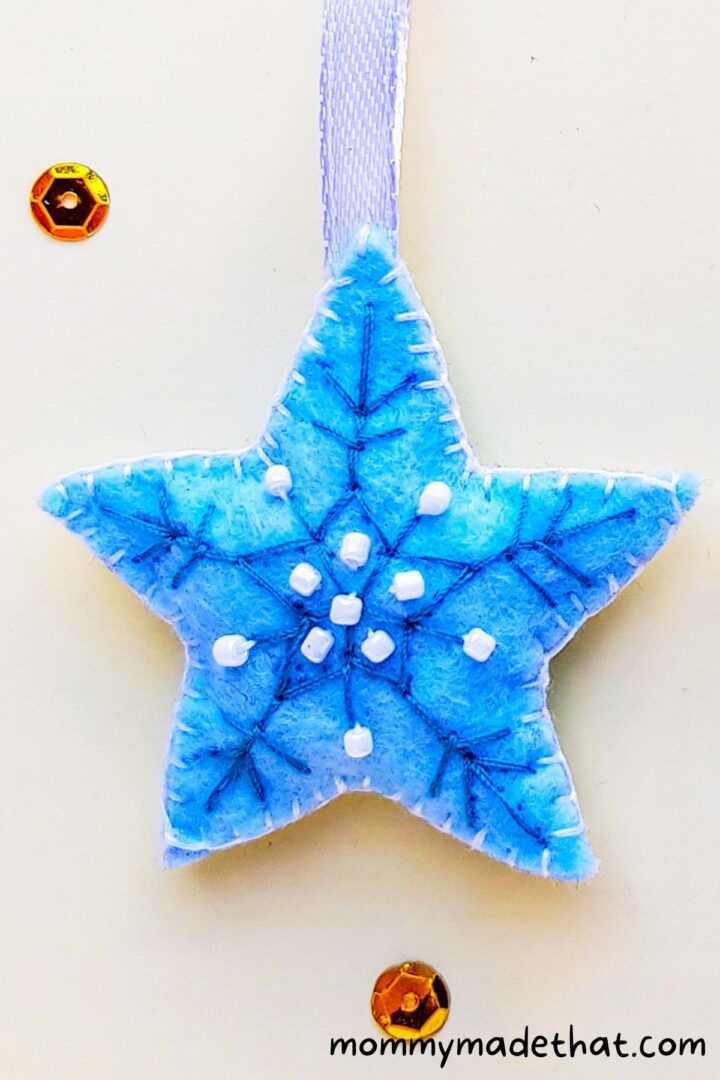 DIY Felt Star Ornaments