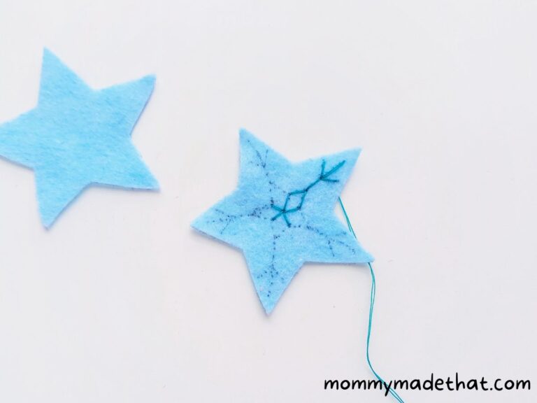 DIY Felt Star Ornaments