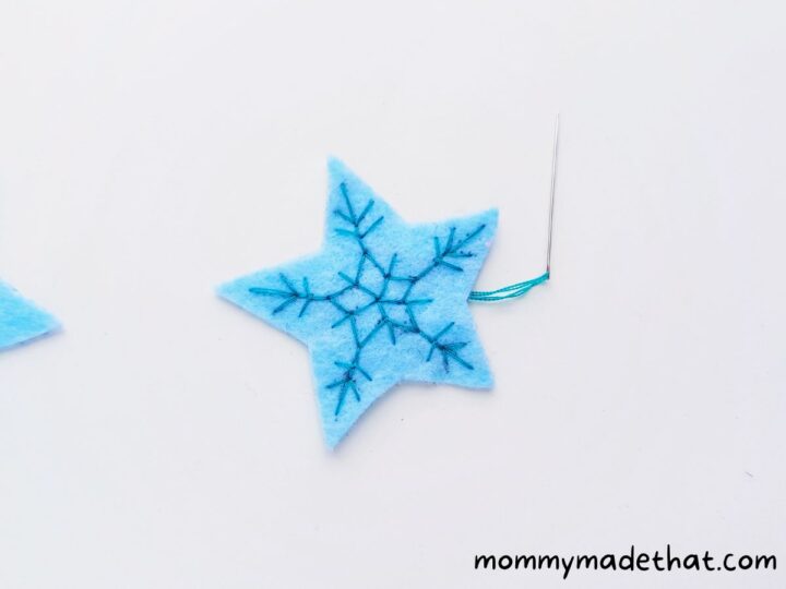 DIY Felt Star Ornaments