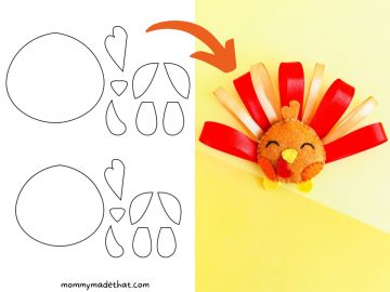 The Cutest Felt Turkey (With Free Printable Pattern!)