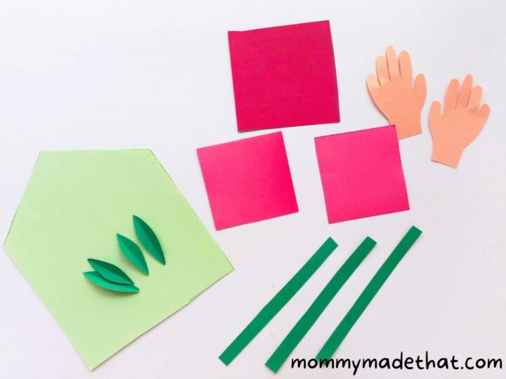 Hands Full of Love: Flower Bouquet Craft (With Free Template)