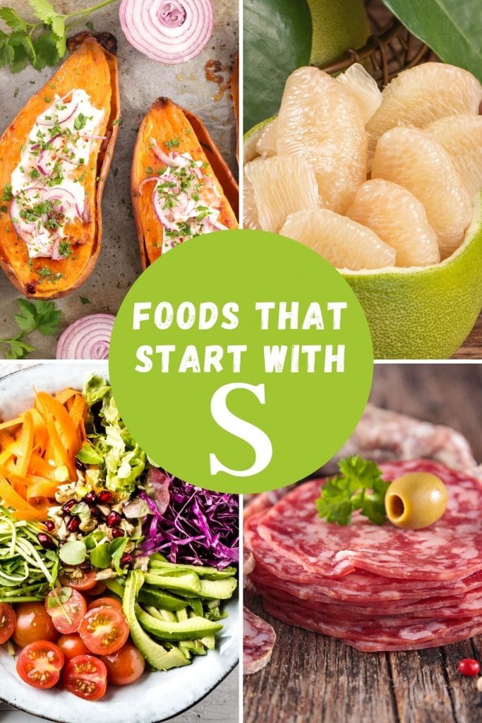60+ Foods that Start with S