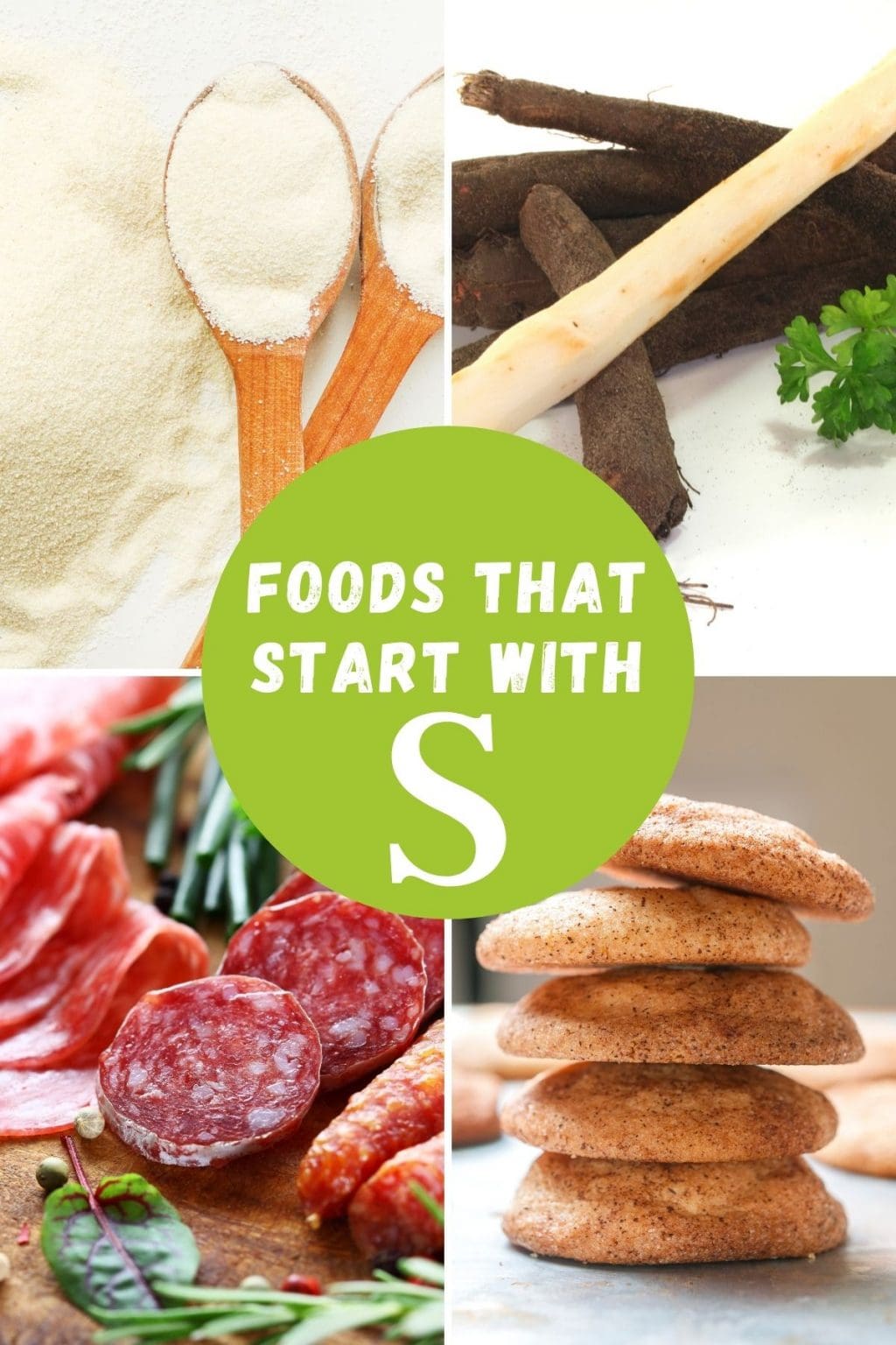 60+ Foods that Start with S