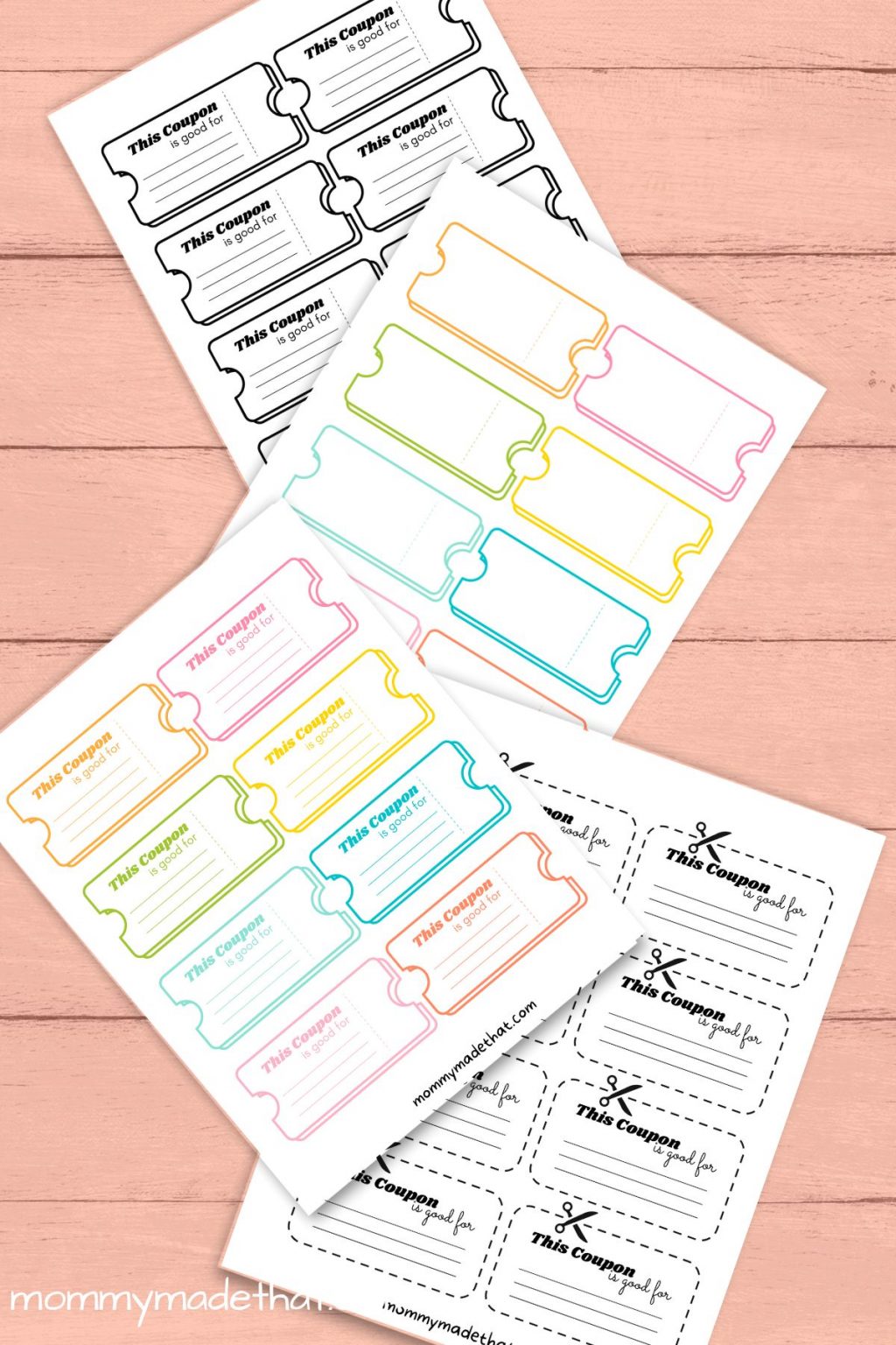 Lots of Blank Coupon Templates (Free Printables!)