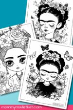 Frida Kahlo Coloring Pages