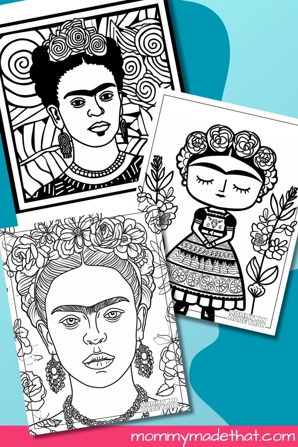 Frida Kahlo Coloring Pages
