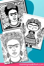 Frida Kahlo Coloring Pages