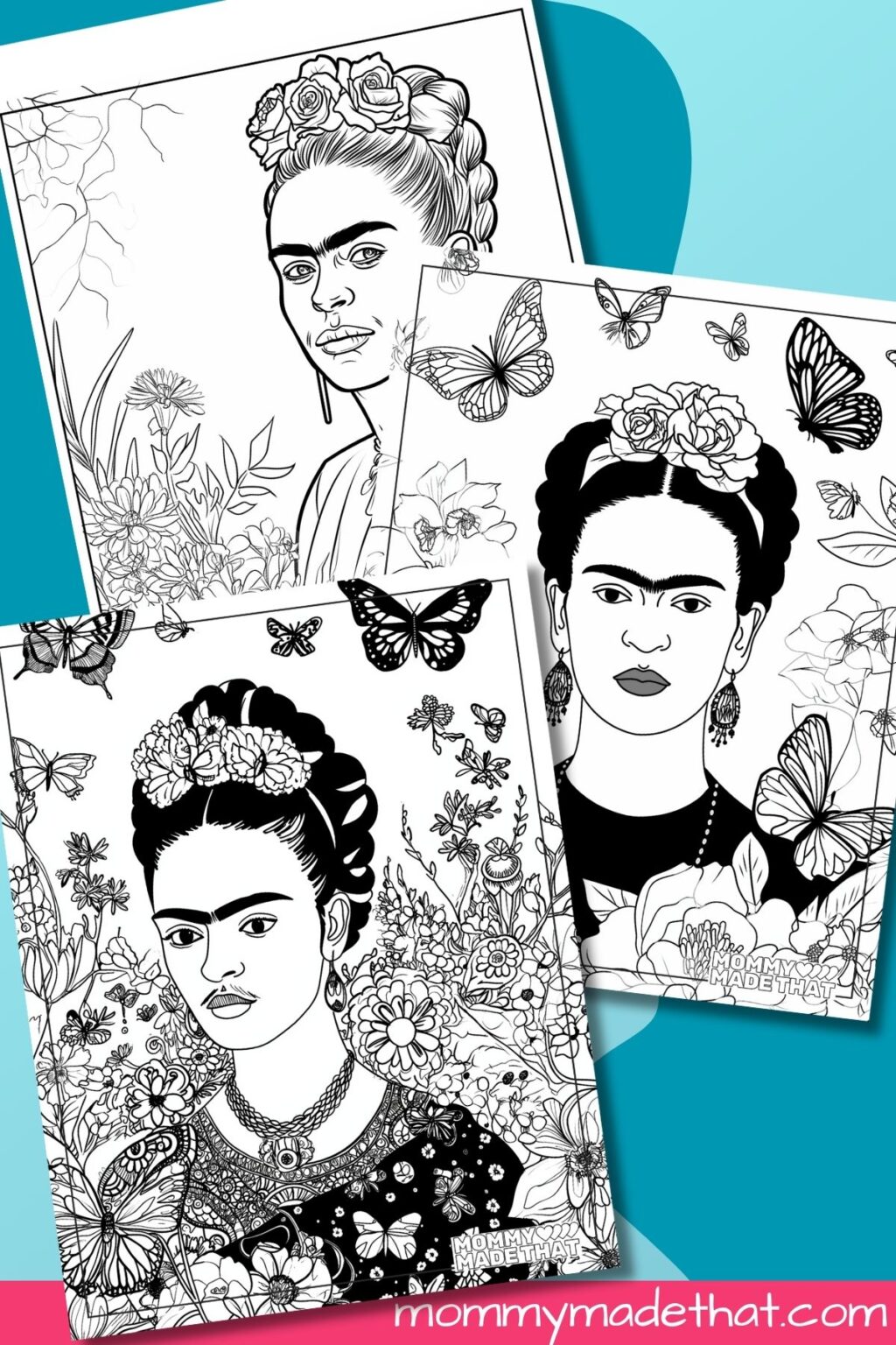 Frida Kahlo Coloring Pages