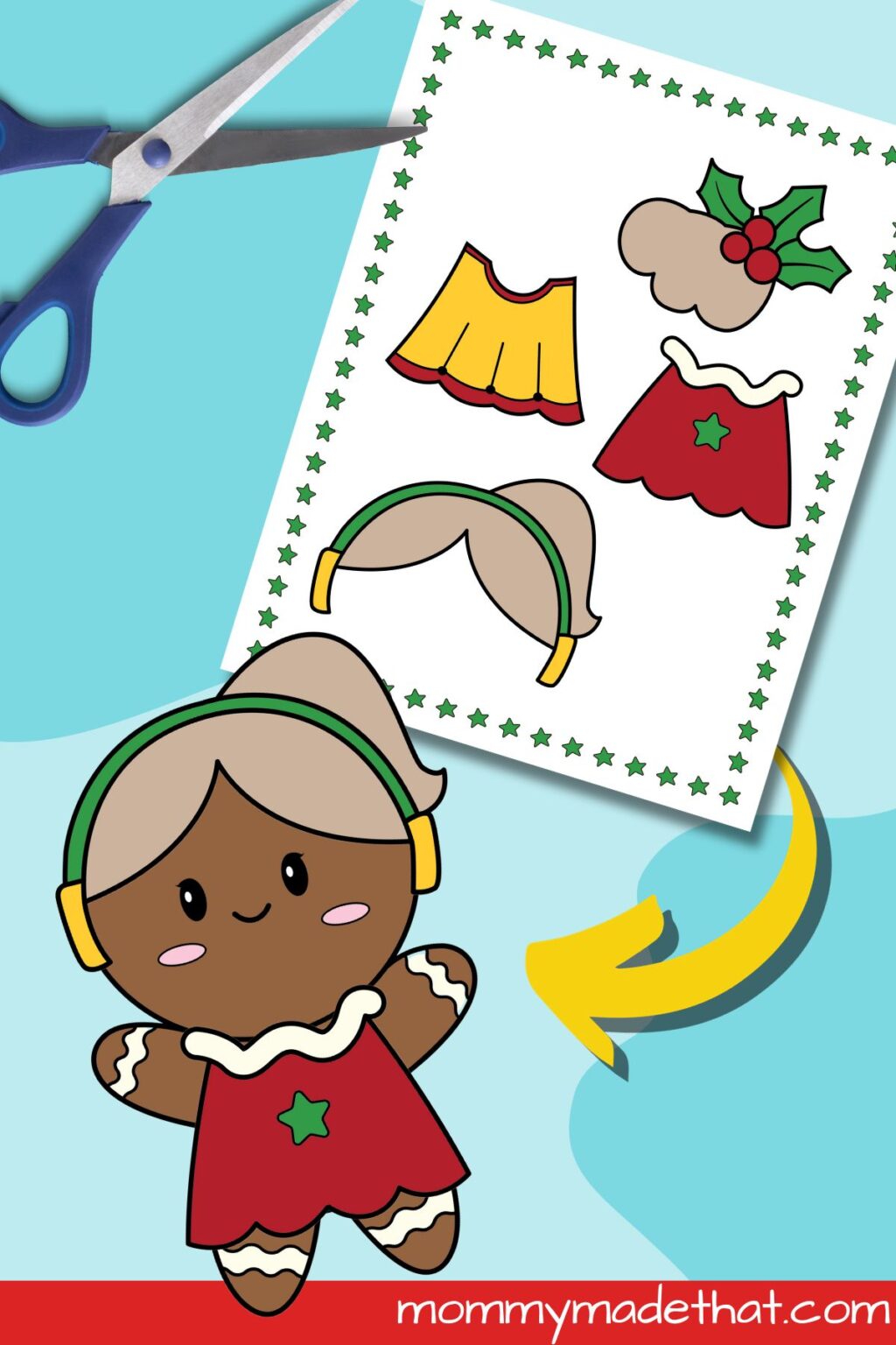 Free Gingerbread Dress Up Dolls (For Christmas)