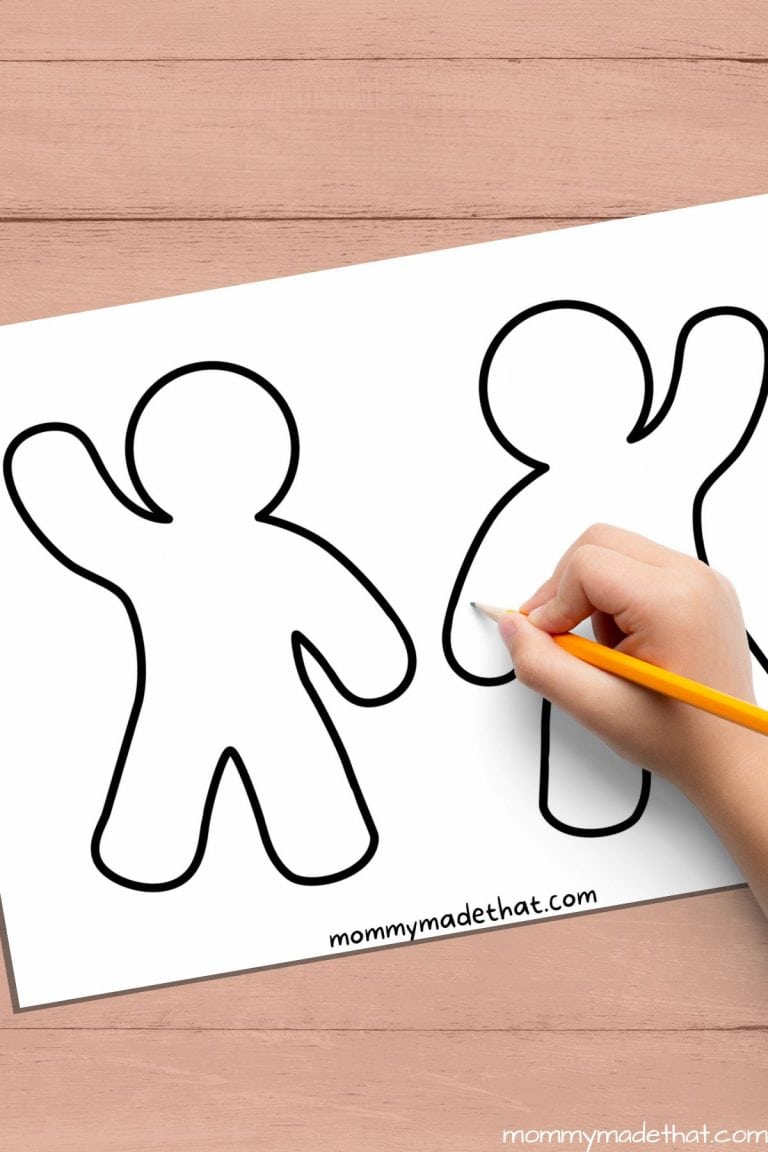 Gingerbread Man Templates + (Gingerbread Girl Too! Free Printables)