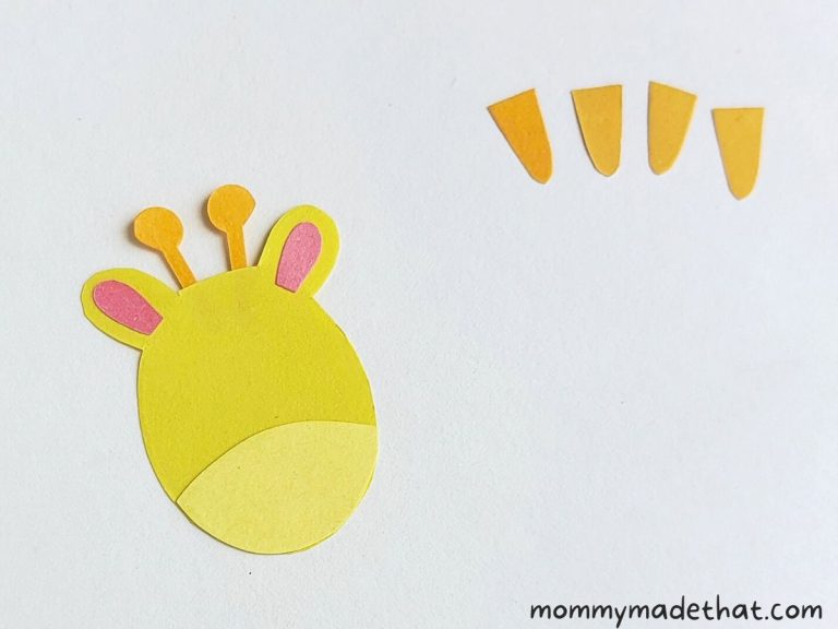 Adorable Giraffe Bookmark Craft (With free template!)
