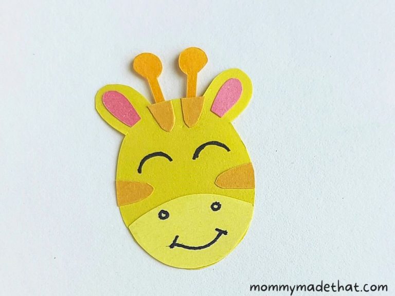 Adorable Giraffe Bookmark Craft (With free template!)