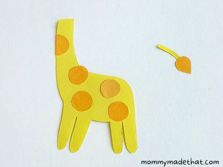 Adorable Giraffe Bookmark Craft (With free template!)