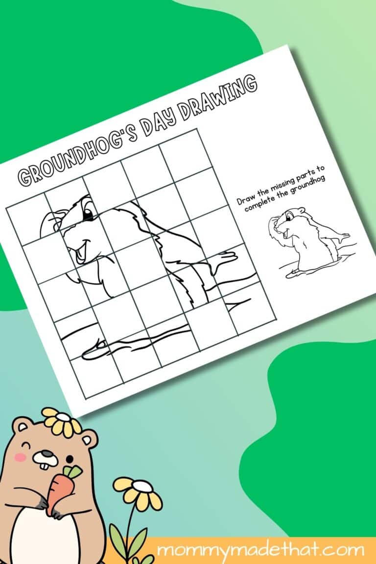 Groundhog Day Drawing Activity