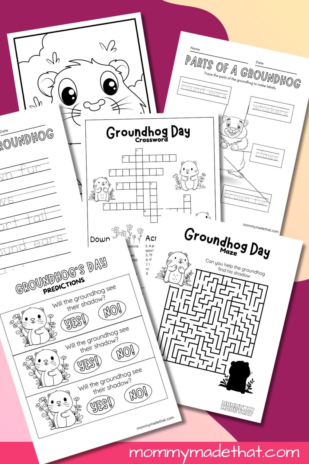 Groundhog Day Printables (Lots of Fun Free Printables)