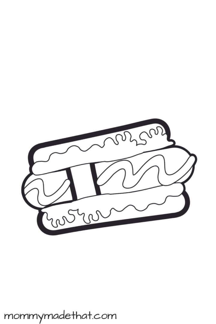 H is for Hamburger Printable Craft