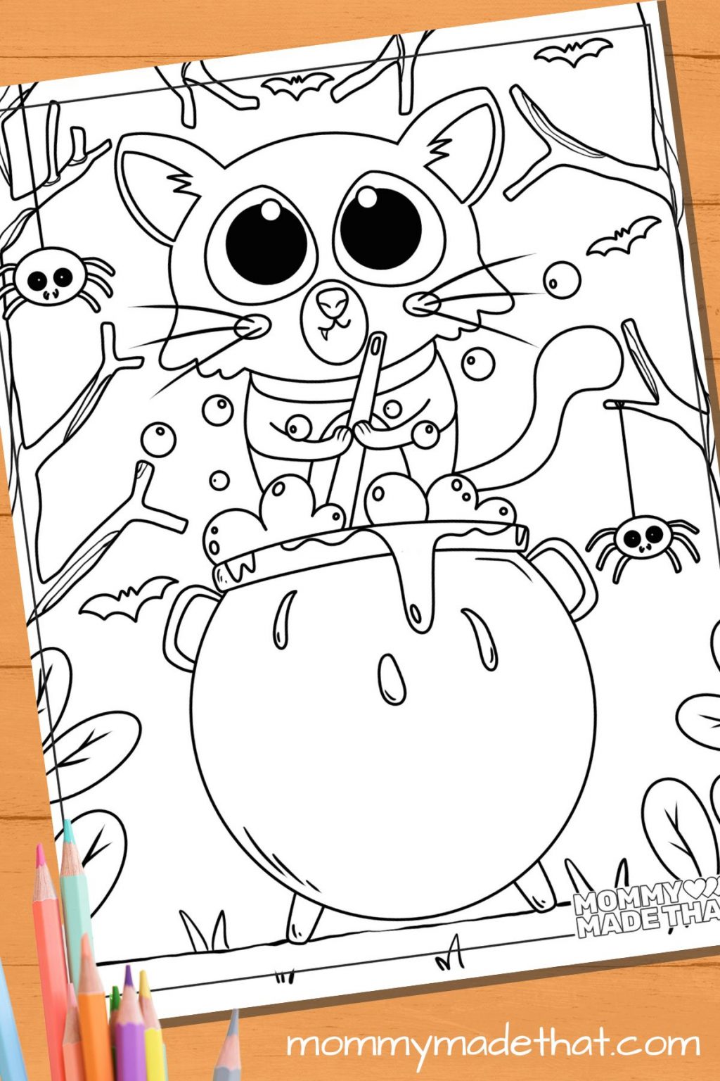 Halloween Cat Coloring Pages (Lots of Free Printables!)