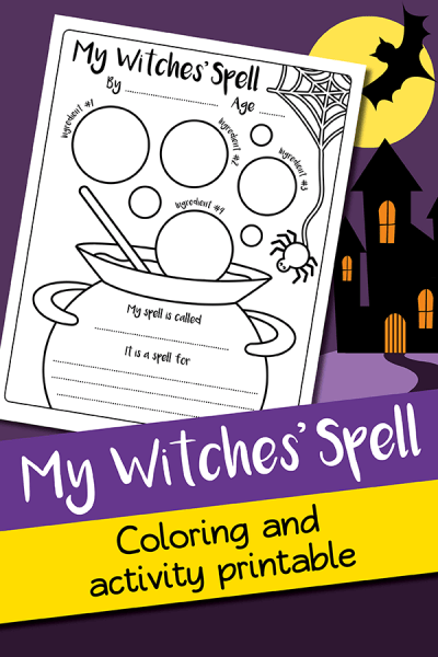 Free Halloween Spell Printable for Kids