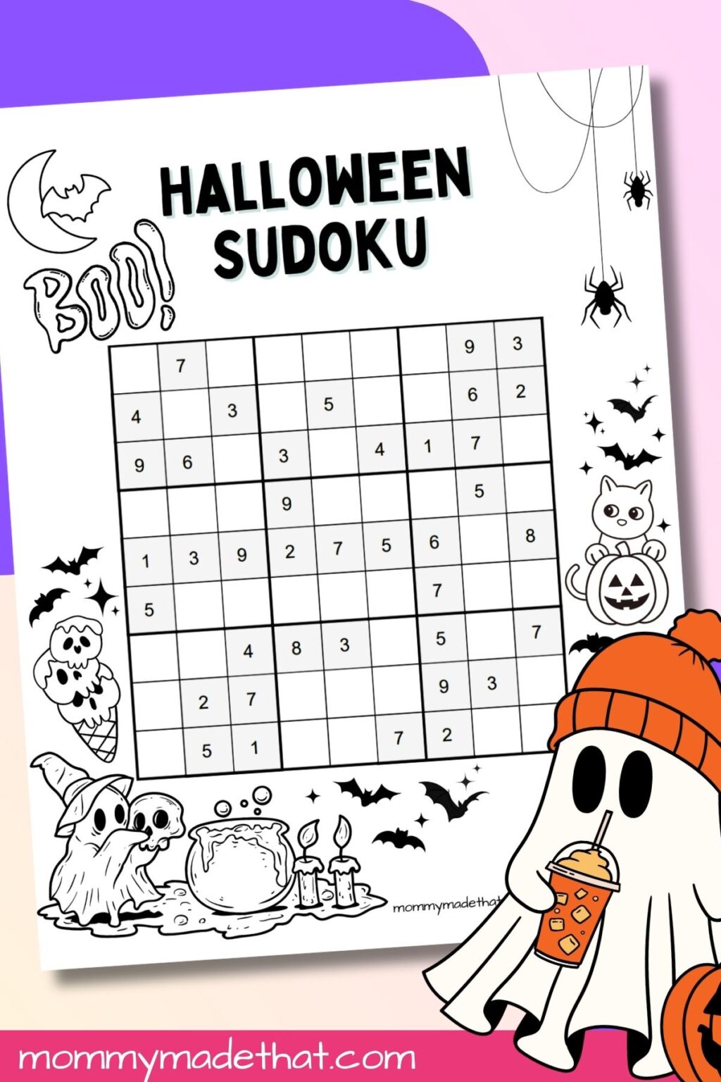 Halloween Sudoku (Free Printable)