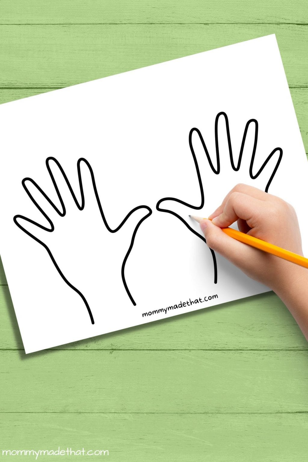 Lots of Hand Outlines and Templates (Free Printables!)