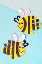 Super Cute Handprint Bee Craft