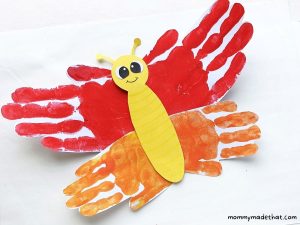 Easy Butterfly Handprint Craft for Kids of All Ages