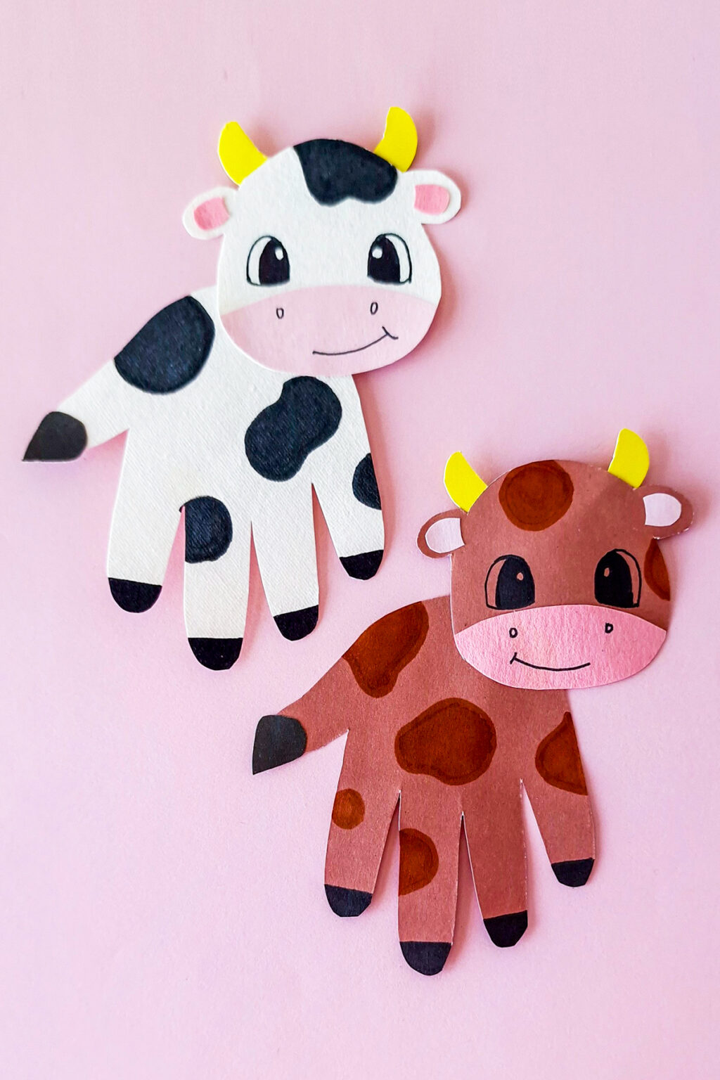 Handprint Cow Craft (Free Printable Template!)
