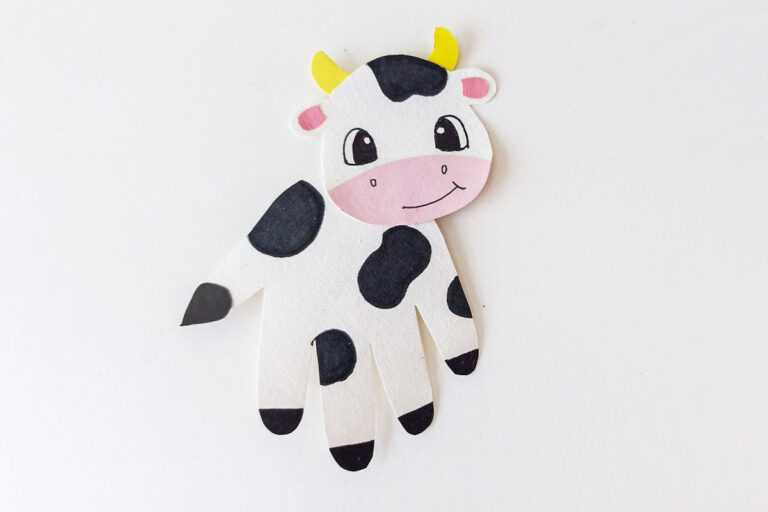 Handprint Cow Craft (Free Printable Template!)