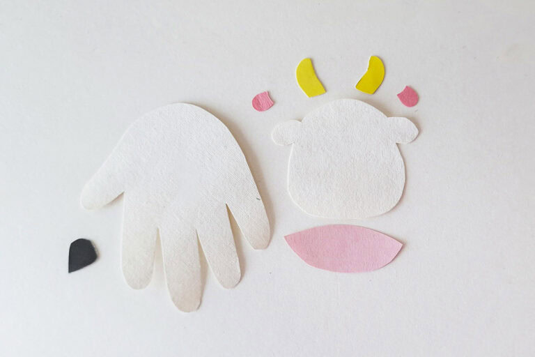 Handprint Cow Craft (Free Printable Template!)