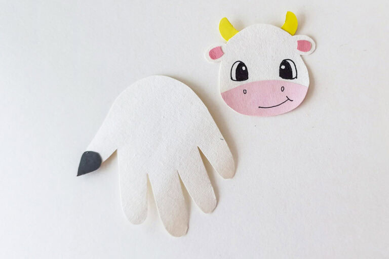 Handprint Cow Craft (Free Printable Template!)