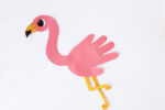 Handprint Flamingo Craft (Free Printable Template)