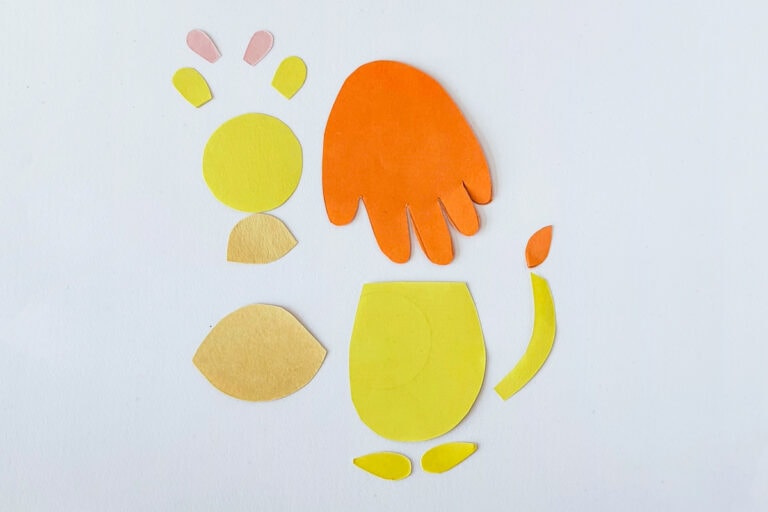 Handprint Lion Craft