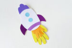 Handprint Rocket Ship Craft