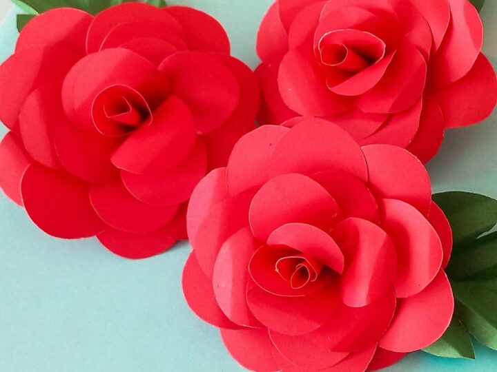 Diy Rose Paper Flower Template | Best Flower Site