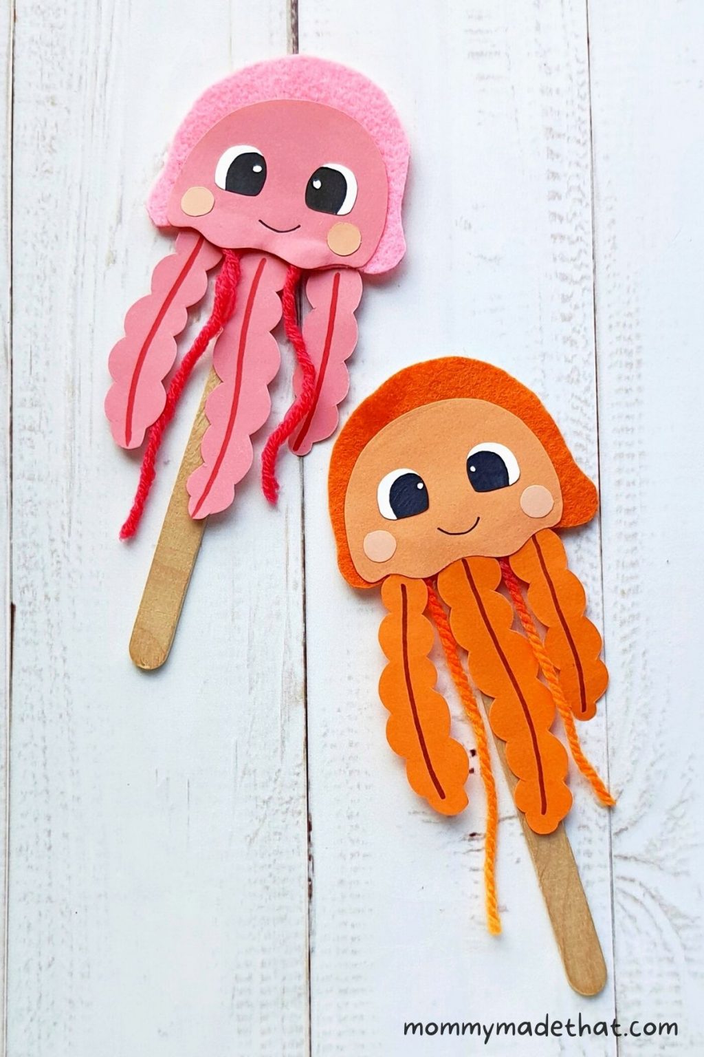 Cute Jellyfish Craft +Free Template!