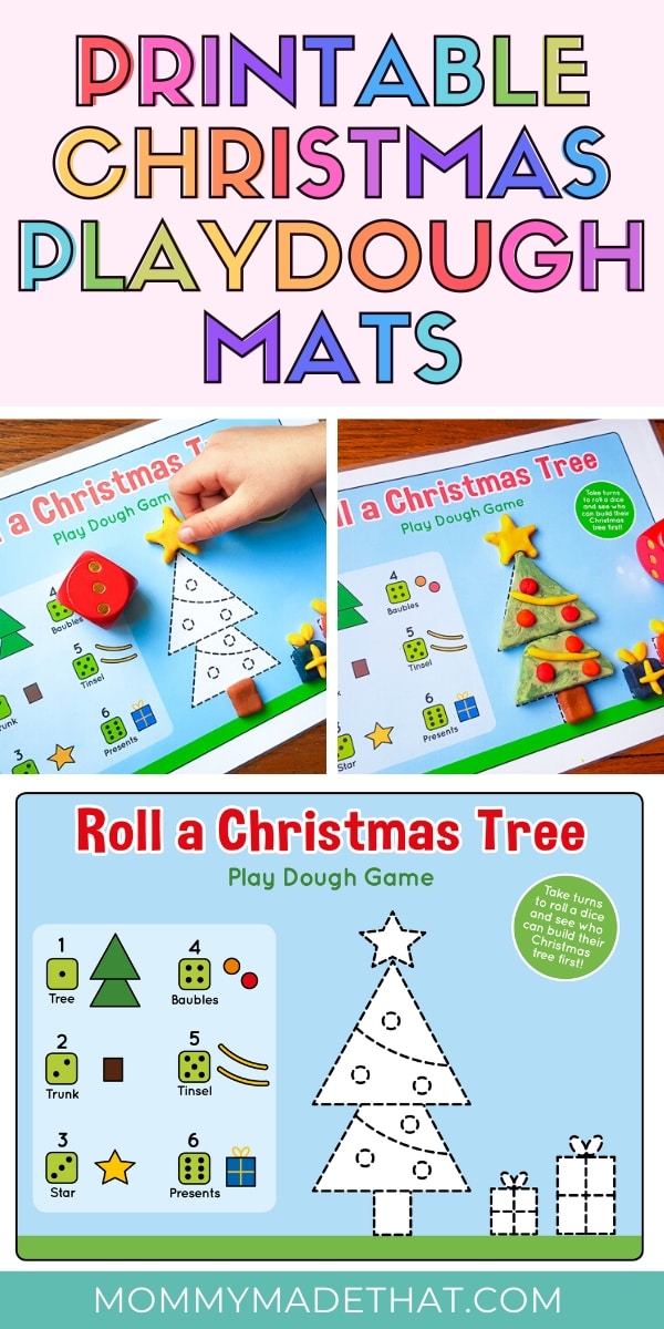 Christmas Playdough Mat