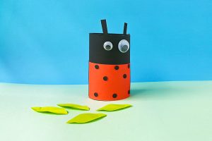 Ladybug Toilet Paper Roll Craft