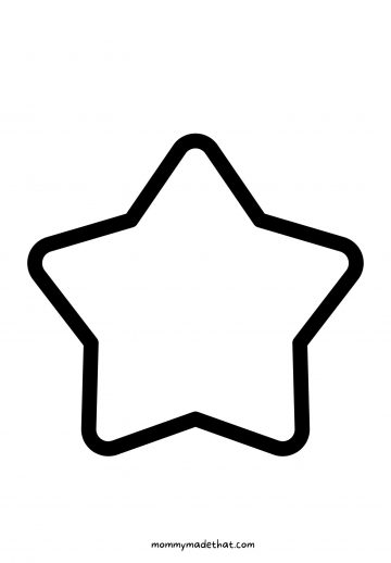 Free Printable Star Templates: Giant list of Shapes and Sizes!