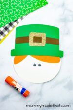 Cute Leprechaun Beard Craft (with Free Printable Template)