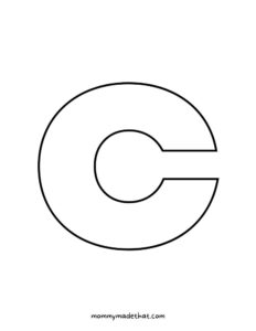 Printable Letter C (Grab the Free Templates!)