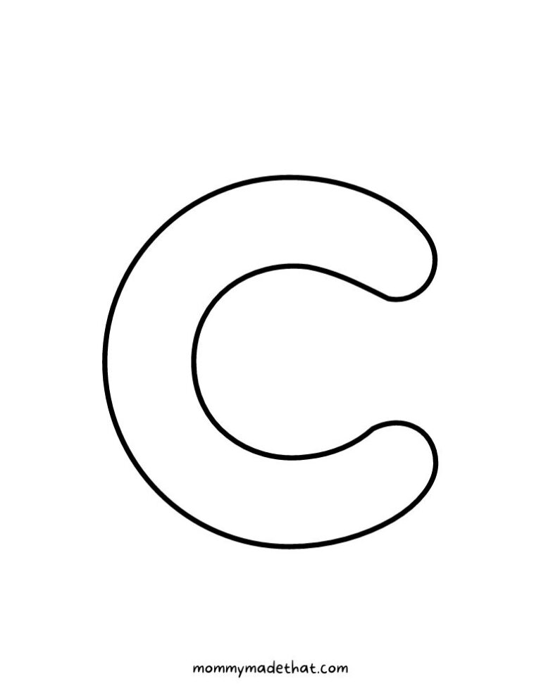 Printable Letter C (Grab the Free Templates!)