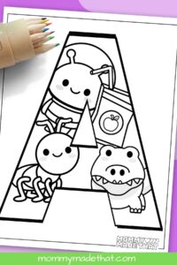 16 Letter A Coloring Pages (Tons of Free Printables!)