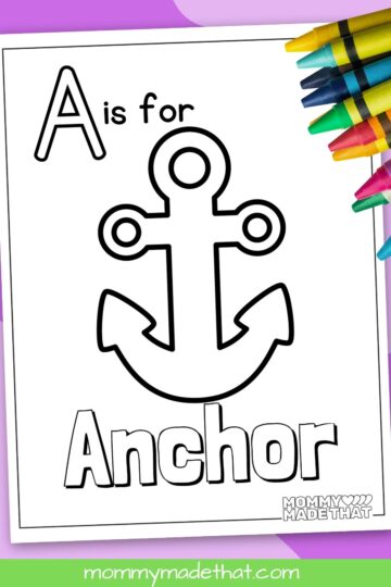 16 Letter A Coloring Pages (Tons of Free Printables!)