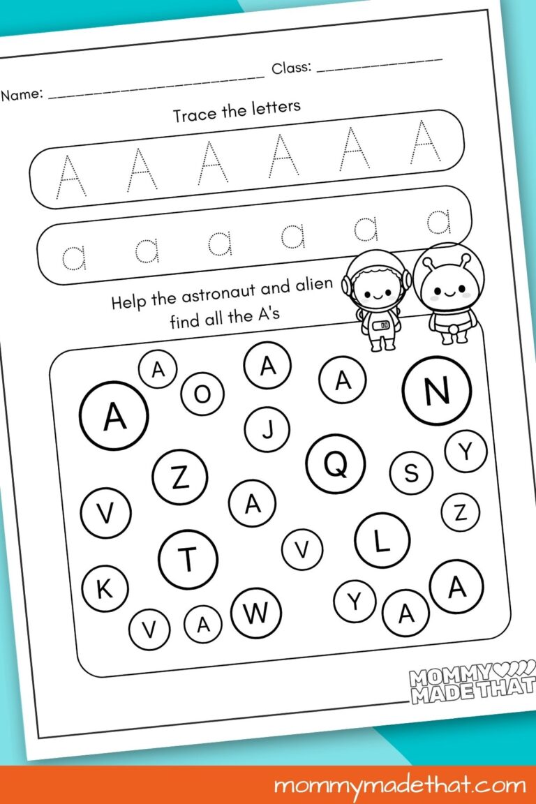 Letter A Worksheets (Lots of Fun Free Printables!)