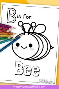 Letter B Coloring Pages (16 Free Printable Pages!)
