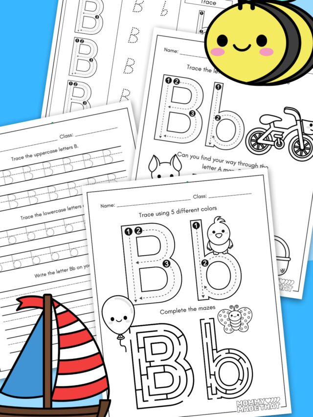 Printable Letter B (Free Template!)