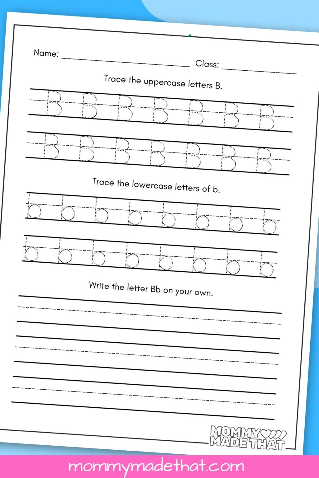 Letter B Worksheets